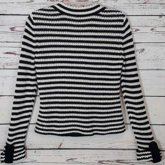 Talbots | Sweaters | Talbots Nautical Striped Cardigan Sweater Blazer ...